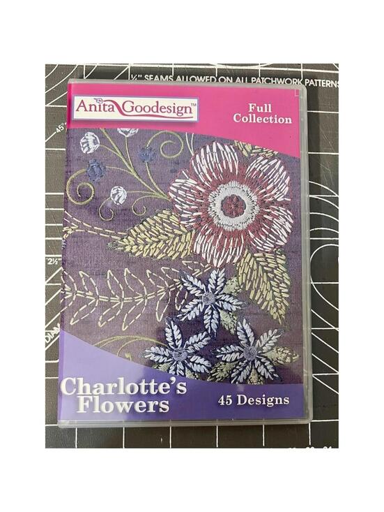 Office | Anita Goodesign Charlottes Flowers Embroidery Collection ...